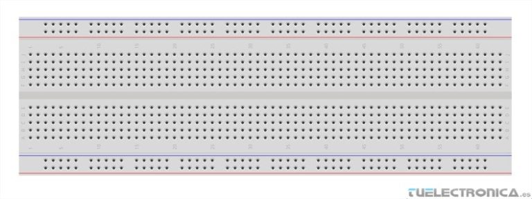 Qué es la protoboard (breadboard) - TuElectronica.es