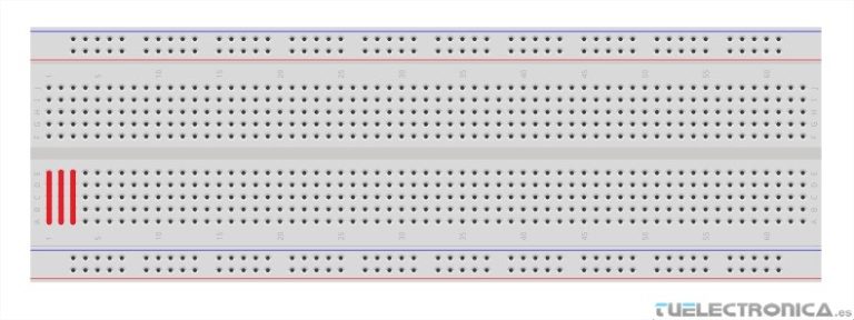 Qué es la protoboard (breadboard) - TuElectronica.es