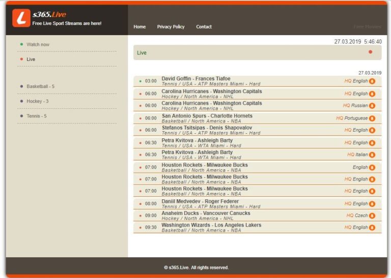 ︎ Sport365 - Todos los deportes en directo - TuElectronica.es